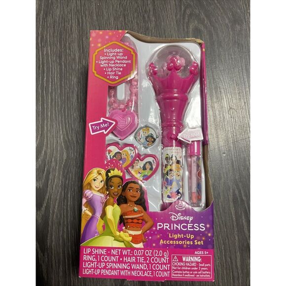 Disney | Makeup | Disney Princess Lightup Spinning Wand Flavored Lip ...